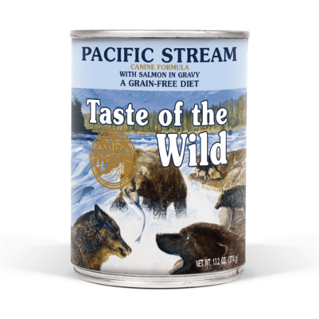 Taste of the Wild Pacific Stream Grain-Free Canned Dog Food, 13.2-oz ...