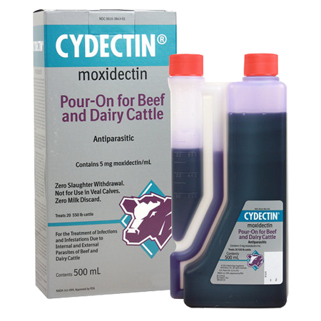 Bayer Cydectin Cattle Pour-On Dewormer - D&D Feed & Supply