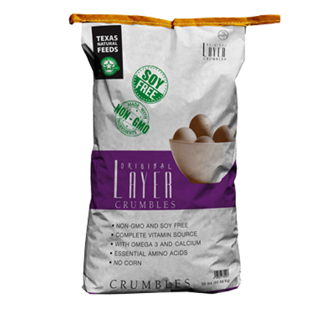 Layer Crumbles Chicken Feed - D&D Feed & Supply - Tomball, TX