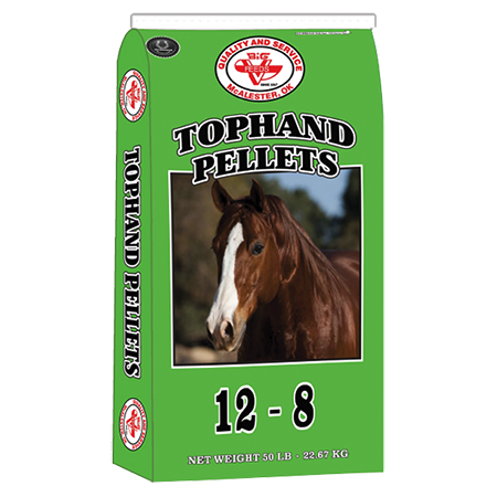 Big V Tophand 12-8 Horse Pellets - D&D Feed & Supply